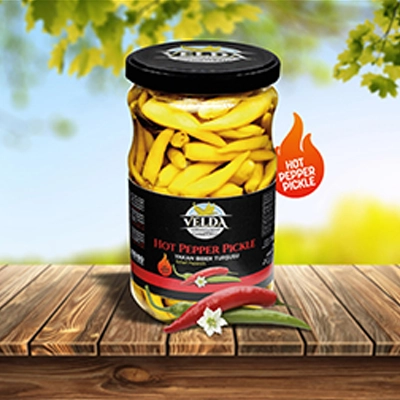 Premium Pickles | Velda Hot Pepper & Cucumber