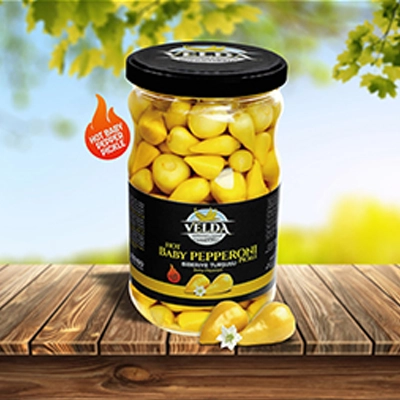 Premium Pickles | Velda Hot Pepper & Cucumber