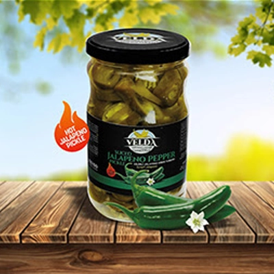 Premium Pickles | Velda Hot Pepper & Cucumber